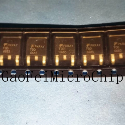 10PCS FDD6685 FDD 6685 Transistor 30V P-Channel PowerTrench TO-252 | eBay