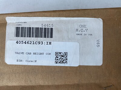 4054621C92 4054621C93 NAVISTAR INTERNATIONAL CAB HEIGHT CONTROL VALVE ...