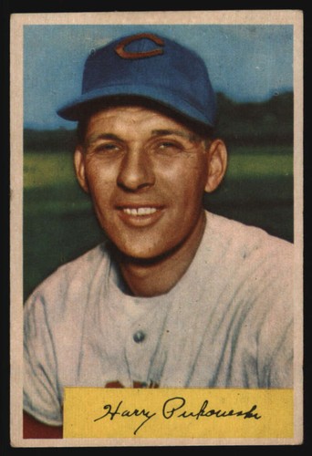 1954 Bowman #44 Harry Perkowski VG/VGEX Reds 567569 | eBay