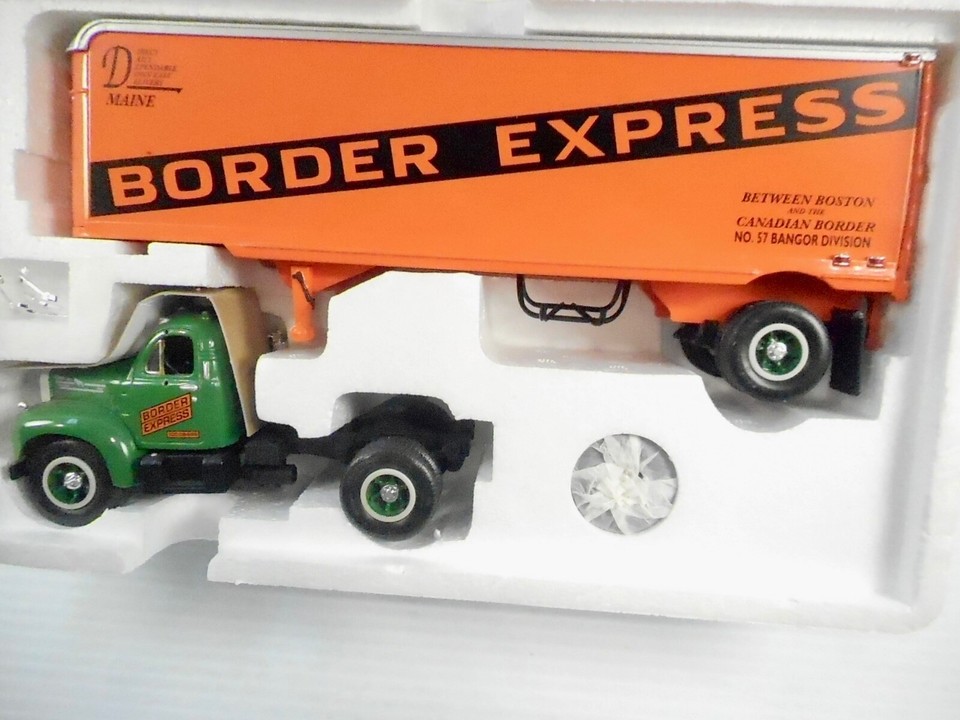 First Gear 1960 Mack Model B-61 Border Express Tractor Trailer 1/34 ...