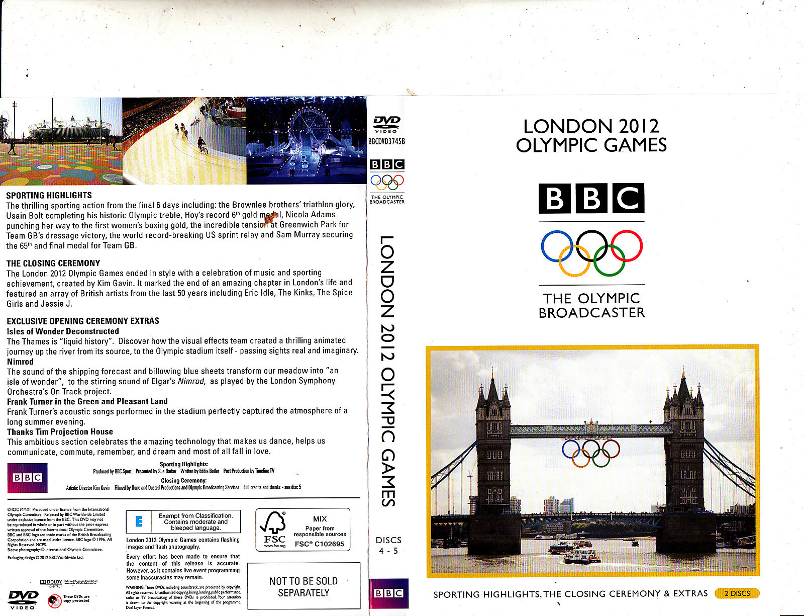 Olympic Games London 2012-Closing Ceremony/Spor-[Disc 3 & 4]-Olympic ...