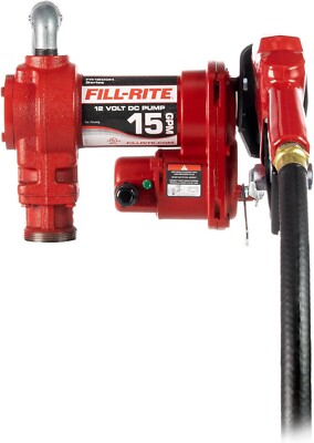 Fill-Rite Fr1210ha Fuel Transfer Pump, 12V Dc, 15 Gpm Max. Flow Rate ...