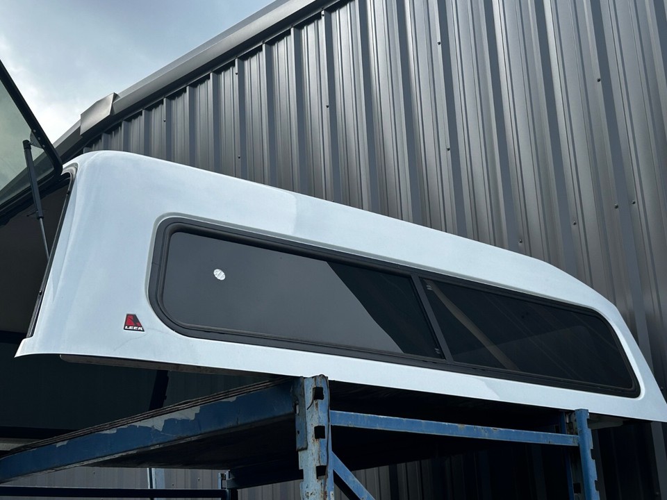 LEER 180 Camper Shell 14-18 Chevy/GMC 8’ Bed white in color | eBay