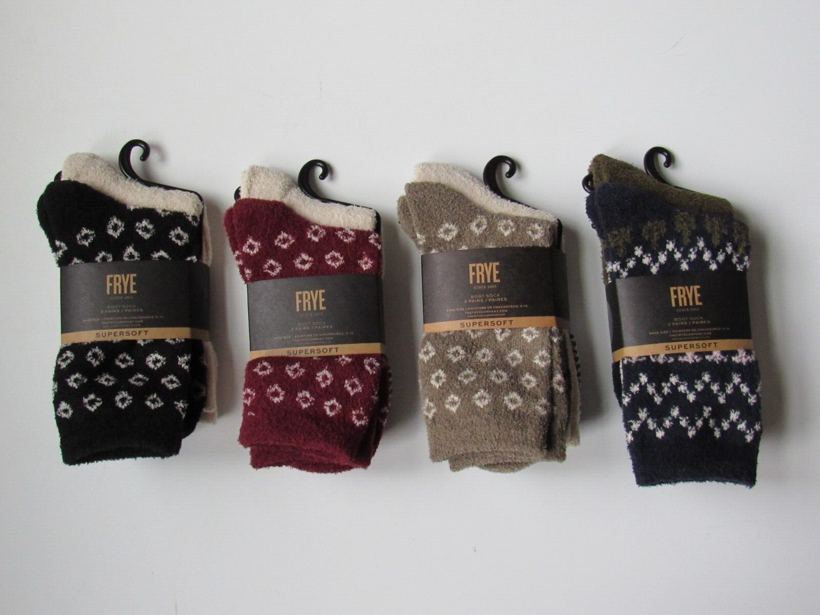 Frye Boot Socks 2 Pairs Supersoft ACTIVEWEAR YOGA GYM RUN CARDIO ...