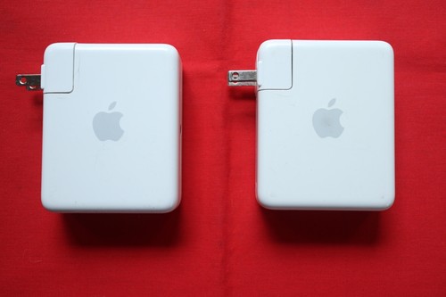 LOT OF 2 GENUINE APPLE AIRPORT EXPRESS BASE STATIONS A1084 | eBay