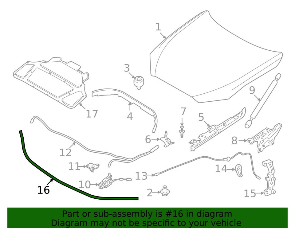 Genuine BMW Front Weather-Strip 51-76-7-419-379 | eBay