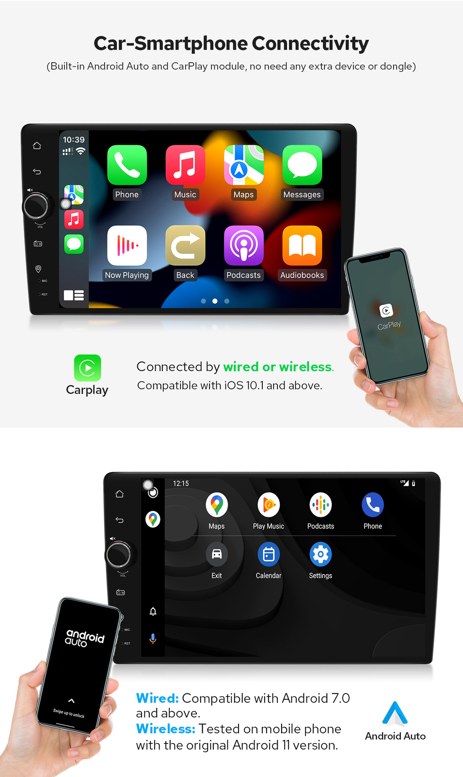 JOYING Plug and Play Head Unit 9inch 1280*800P Screen for For Honda ...