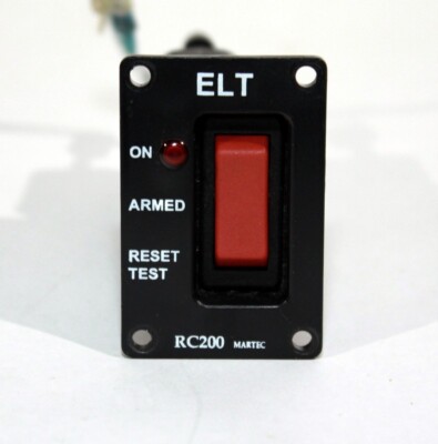 MARTEC REMOTE CONTROL PANEL ELT SWITCH RC 200, JUST REMOVED EXCELLENT ...