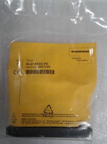 Turck BL67-8XSG-PD 6827208 - New NIB Factory Sealed Bag | eBay