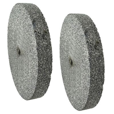 6" (150mm) Coarse & Fine Grinding Wheel Bench Grinder Stone 36 & 60 ...