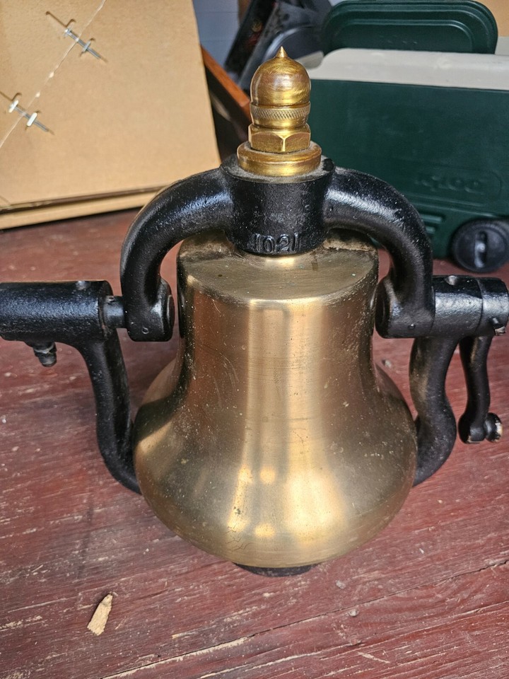 Vintage Bronze PRR Locomotive Train Bell | eBay