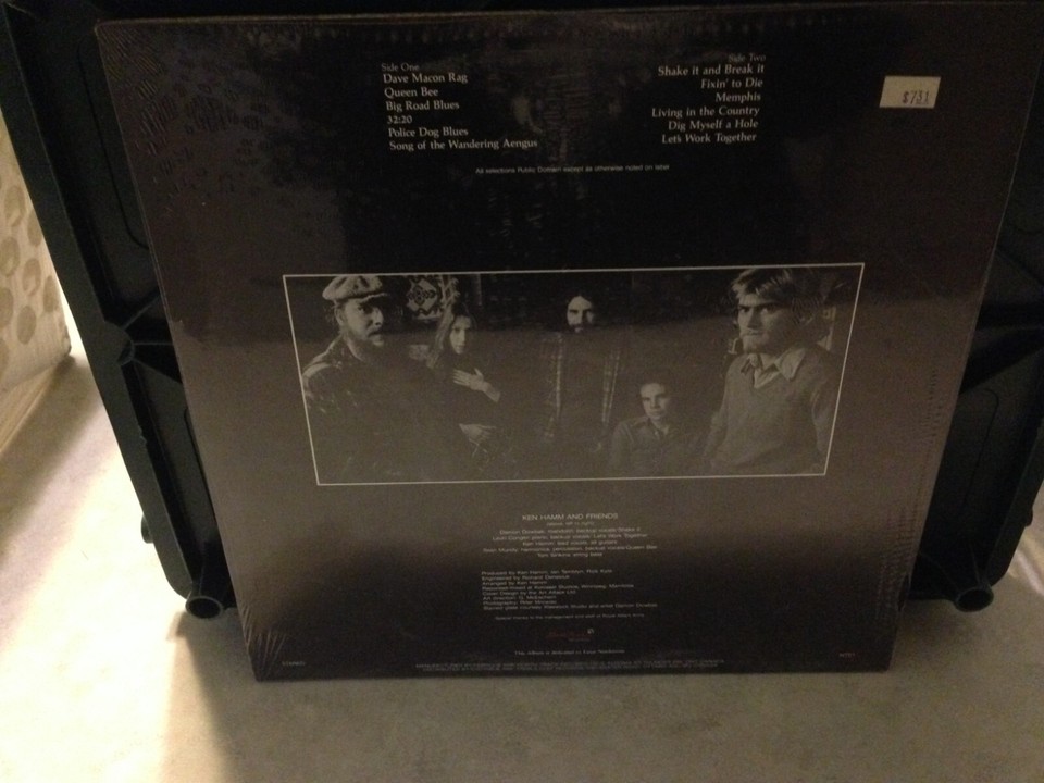 Ken Hamm & Friends Self Titled 1978 Album Vinyl LP Record Folk Blues ...
