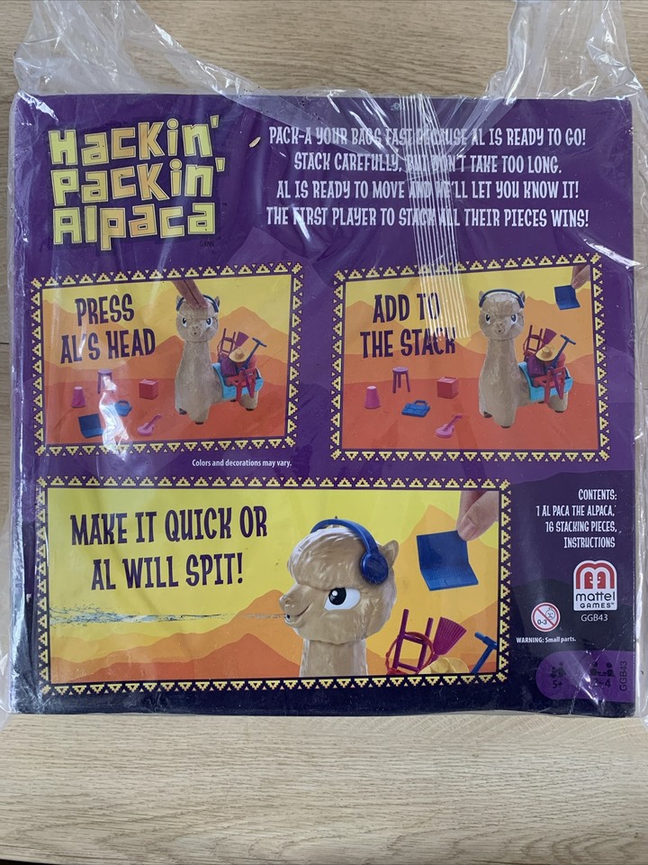 Mattel Games Hackin’ Packin’ Alpaca GGB43 - NIP | eBay