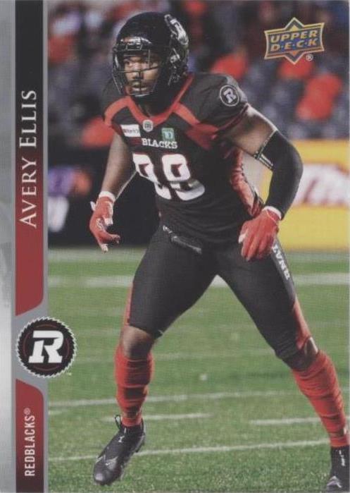 2021 Upper Deck CFL - Avery Ellis #117 Blank Back (RC) for sale online ...