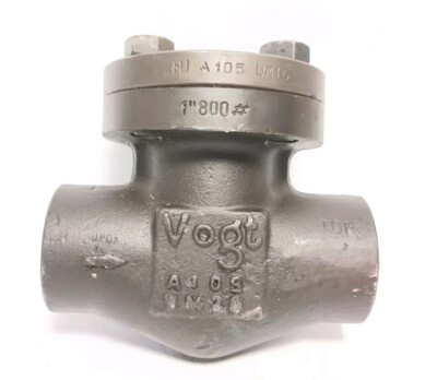 Vogt Flowserve 1" Check Valve Forged Steel Threaded A105 800# | eBay