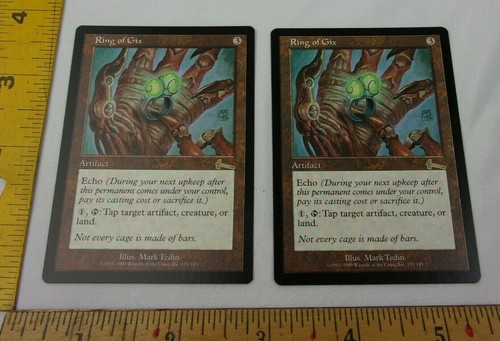 Ring of Gix card X2 lot MTG Magic the Gathering *Cosmicabyss* | eBay