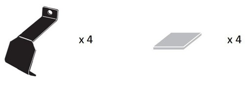 Whispbar/Prorack Fitting Kit K002 for Alfa Romeo,Audi, Ford,Honda,Mazda ...