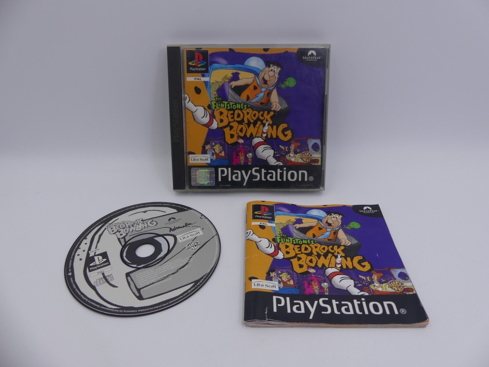 The Flintstones: Bedrock Bowling Sony PlayStation 1 PS1 PAL broken case ...