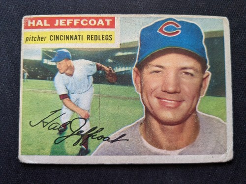 1956 Topps Baseball Card # 289 Hal Jeffcoat - Cincinnati Reds (VG) | eBay