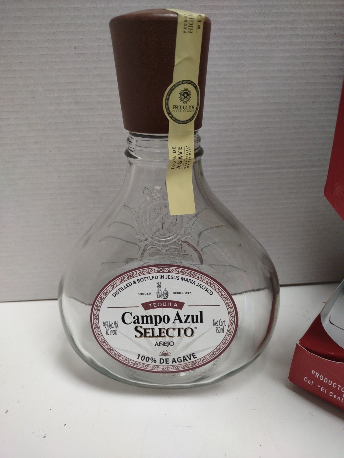 Campo Azul Selecto Anejo Tequila Empty Bottle In Box #1759 | eBay