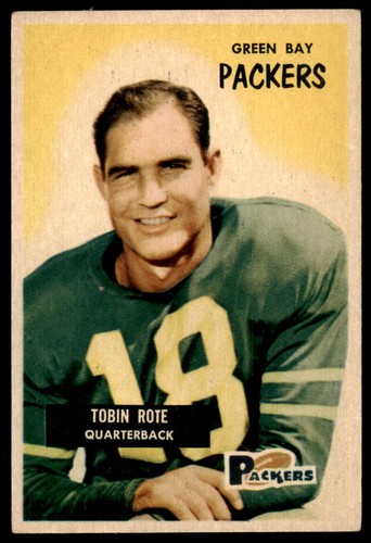 1955 Bowman SET BREAK Tobin Rote Green Bay Packers #74 | eBay