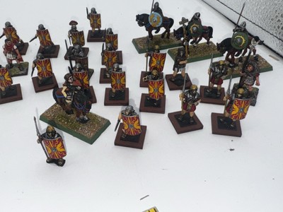 25mm 28mm Incredible Detail painted metal ancient Imp. Romans figures ...