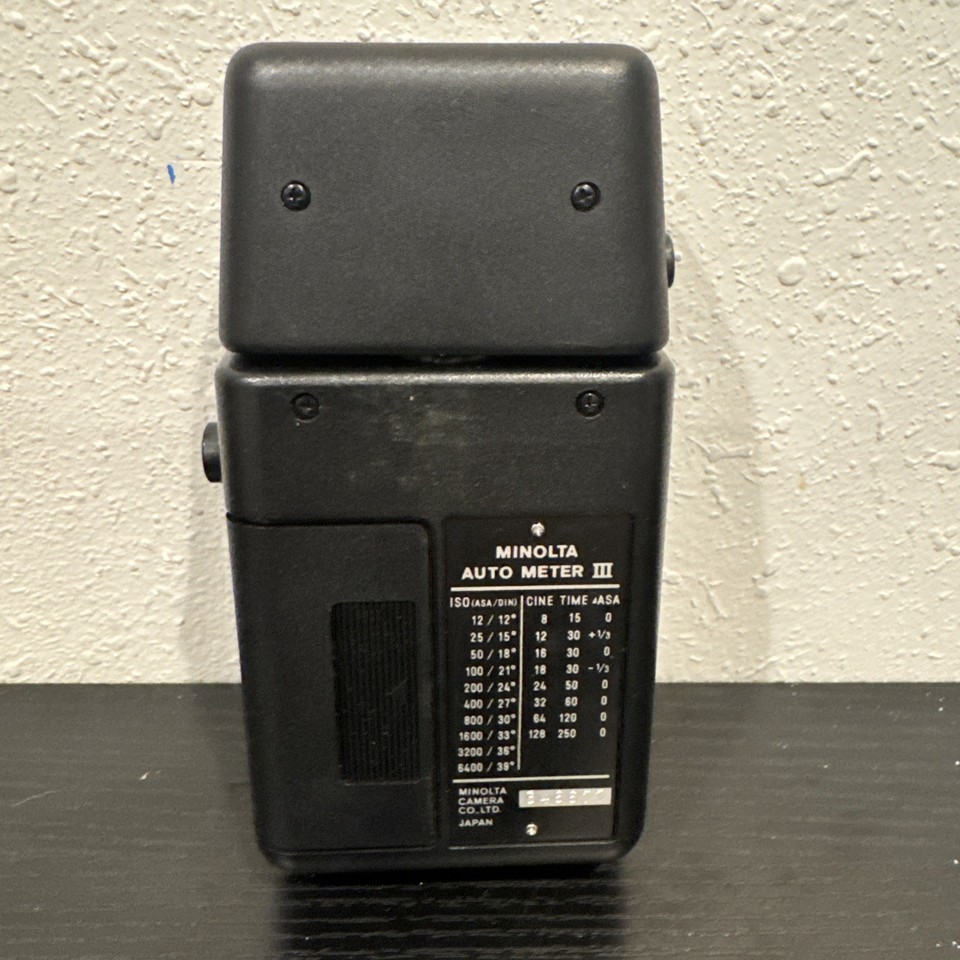 Minolta Auto Meter 3 • Digital Light Meter | eBay