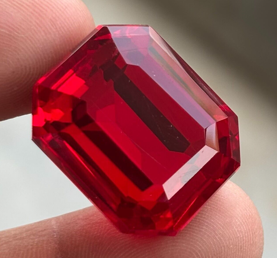 100 Ct Natural Blood Red Ruby Emerald Certified Flawless Loose Gemstone ...
