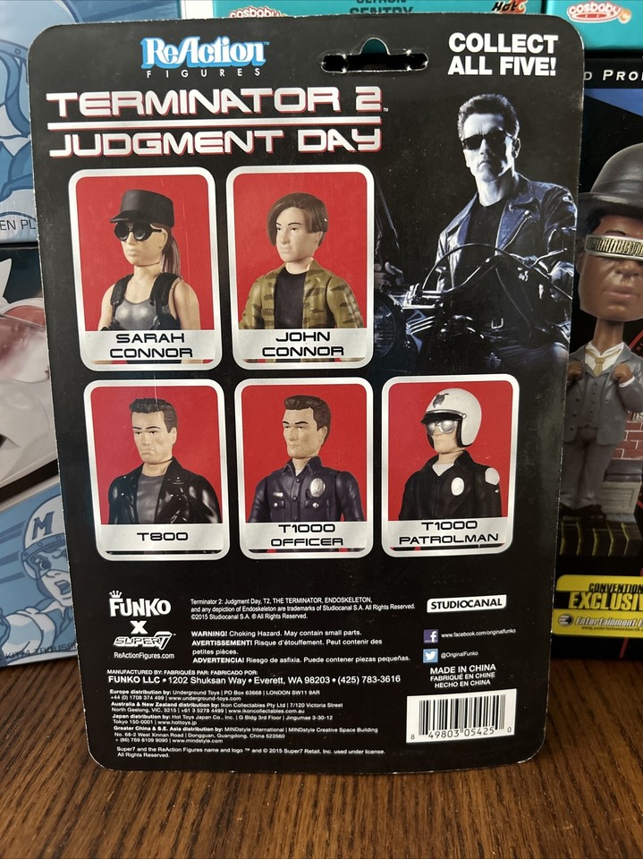 Funko ReAction Terminator 2 Judgement Day T1000 Final Battle Posable ...