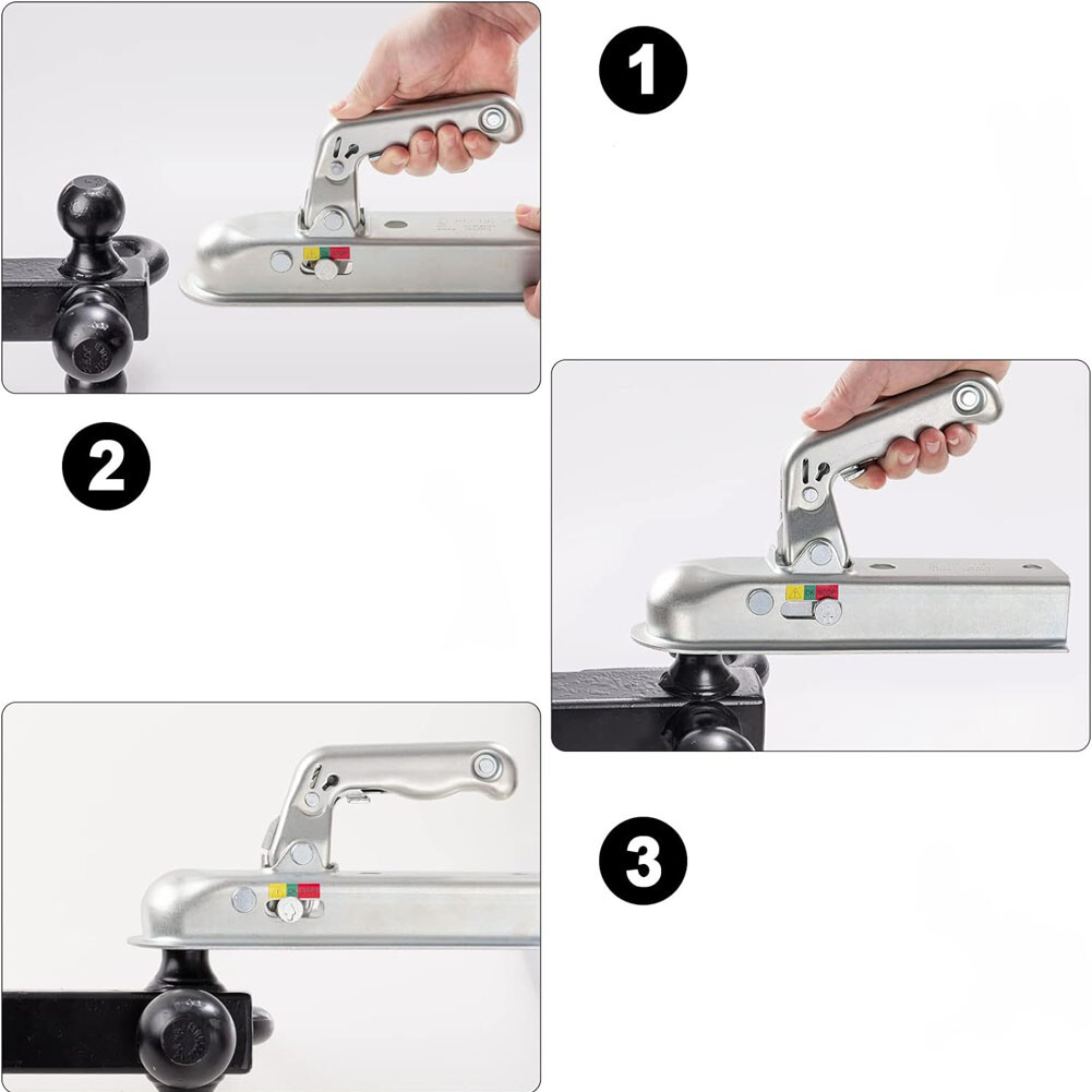 NEW Trailer ATV Coupling Approved For 50mm Tow Ball Pressed Trailer ...
