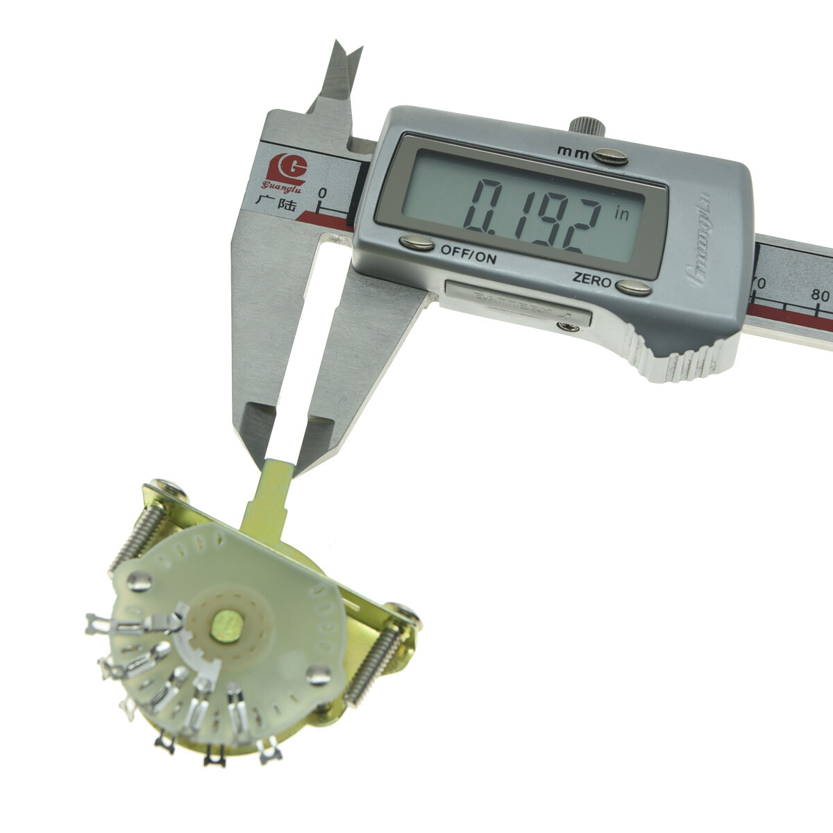 2pc White Guitar 3 or 4 Way Pickup Switch Tip Top Hat Switch Knob for ...