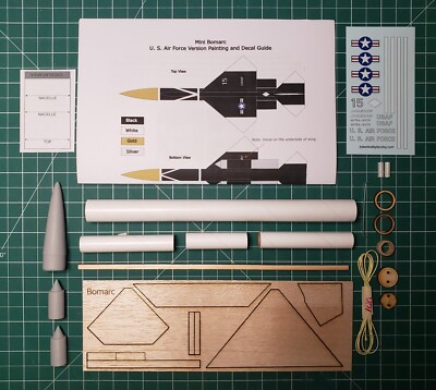 Estes Mini Bomarc Model Rocket Clone Kit #0805 With USAF decals ...
