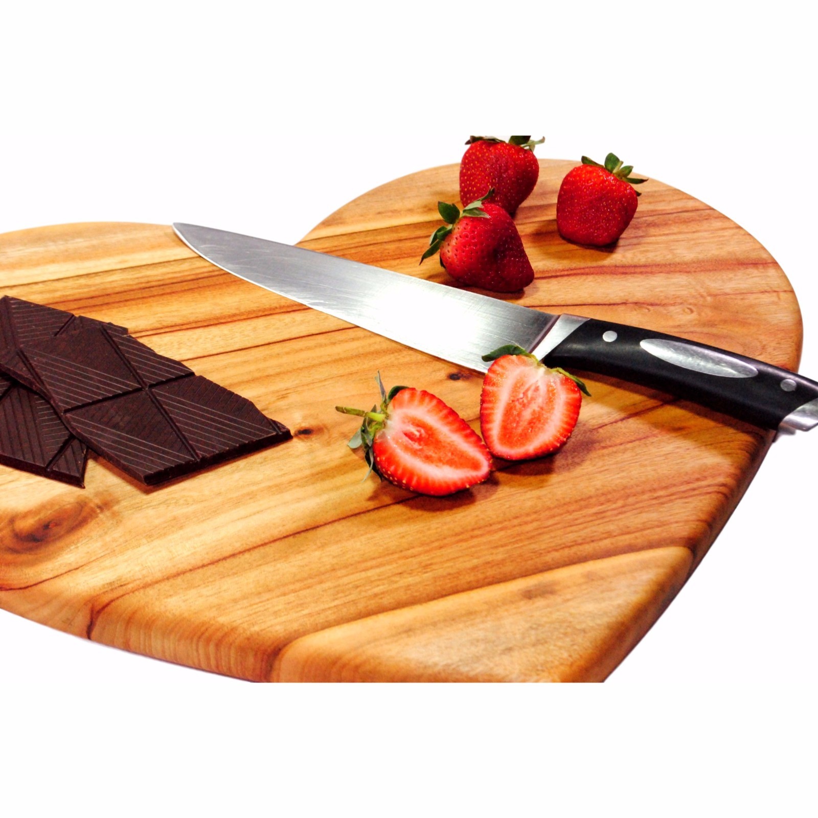 Beautiful Handcrafted Love Heart Shaped Chopping Board - Camphor Laurel ...