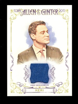 2015 TOPPS ALLEN & GINTER JONAH KERI SHIRT RELIC SPORTS WRITER | eBay