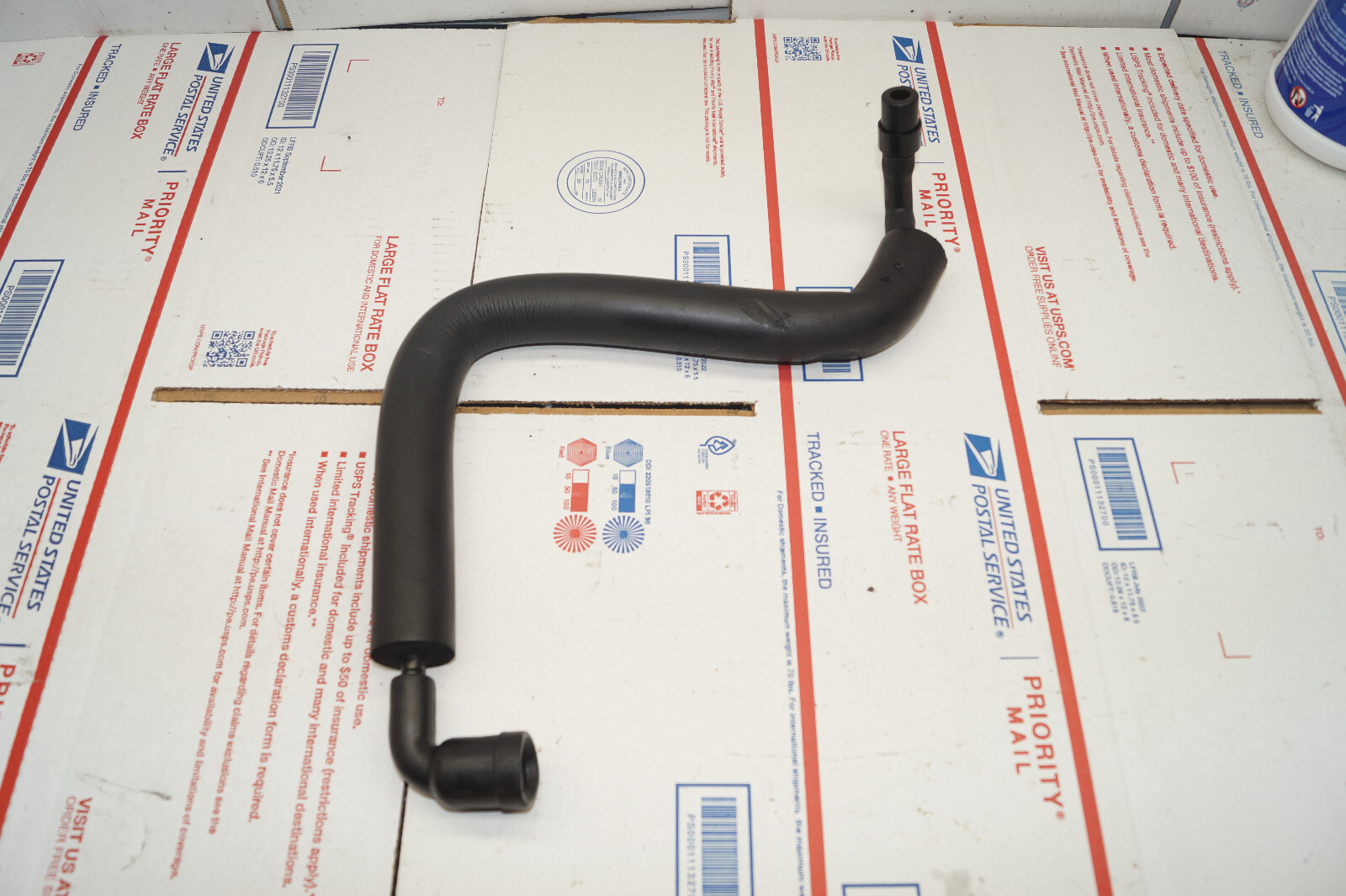 2001 Ford F150 V8 5.4L 2V PCV Valve Rubber Hose Elbow OEM Smog ...