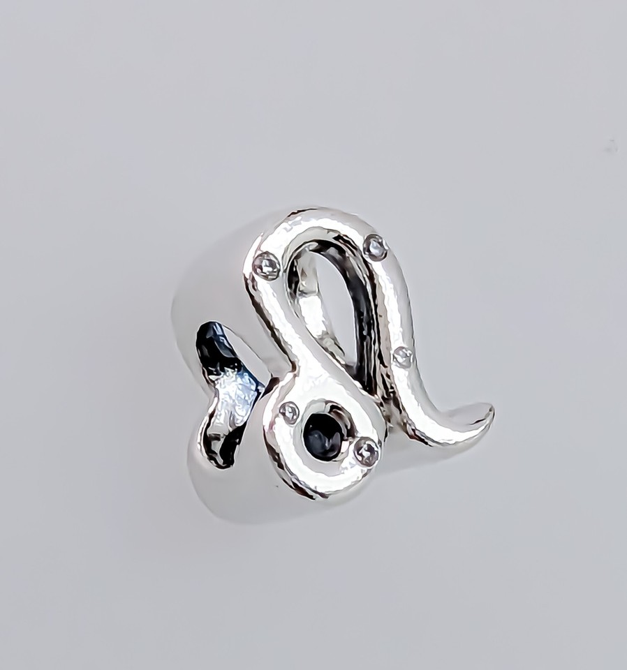 New 100% Authentic PANDORA 925 Silver Sparkling Leo Zodiac Charm ...