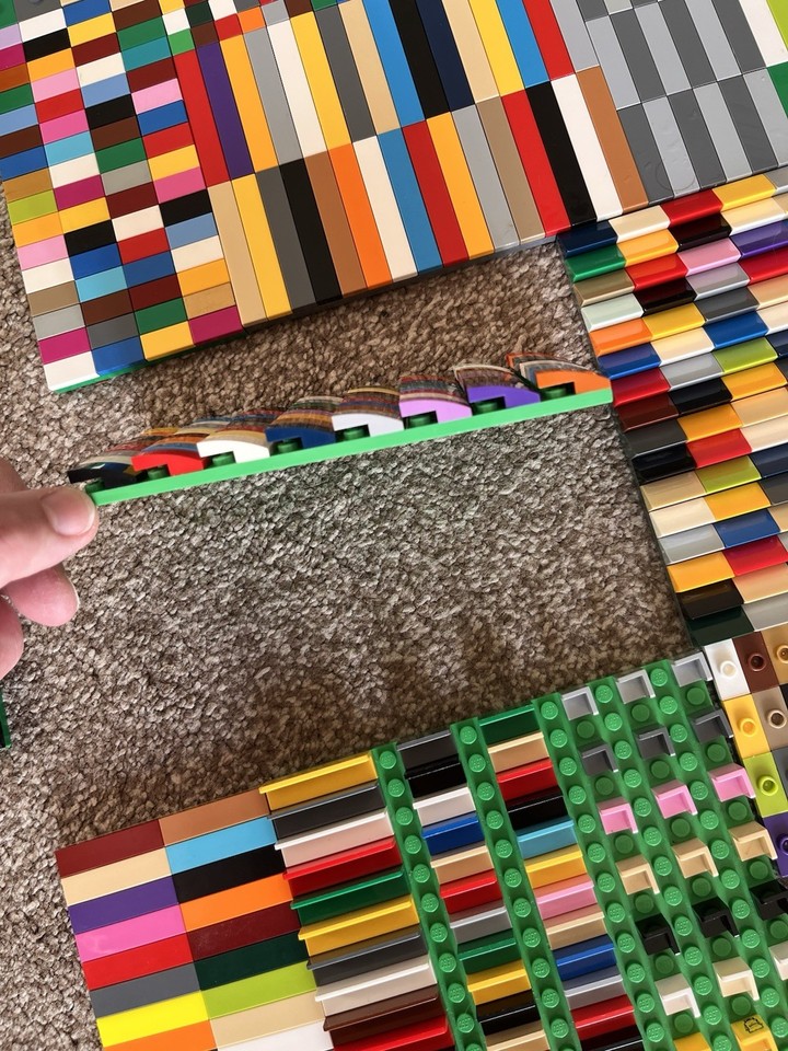 Lego Tiles Bricks, Flat Tiles Bundle Job Lot Mixed Colours | eBay UK