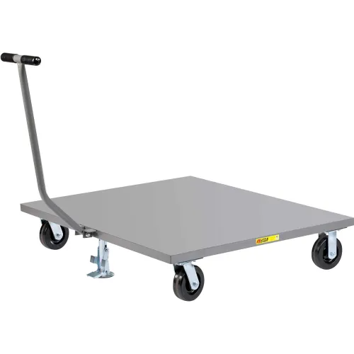 NEW! Pallet Dolly with T-Handle - Solid Deck - 42" x 48" & Floor Lock ...
