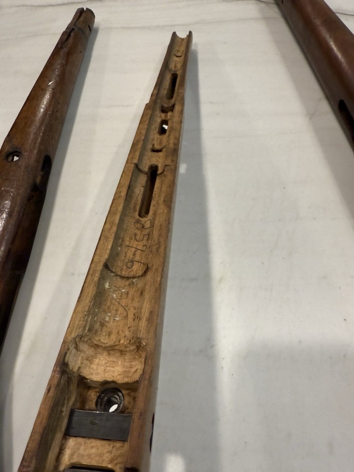 Lot 3 Mauser Stock Rifle Gun Parts Handle Wood Trigger READ BELOW | eBay