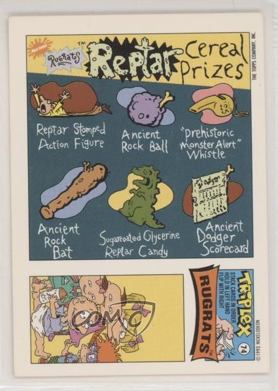 1993 Topps Nicktoons Rugrats A Bug in a Rug-Rat! #74 0b6 | eBay