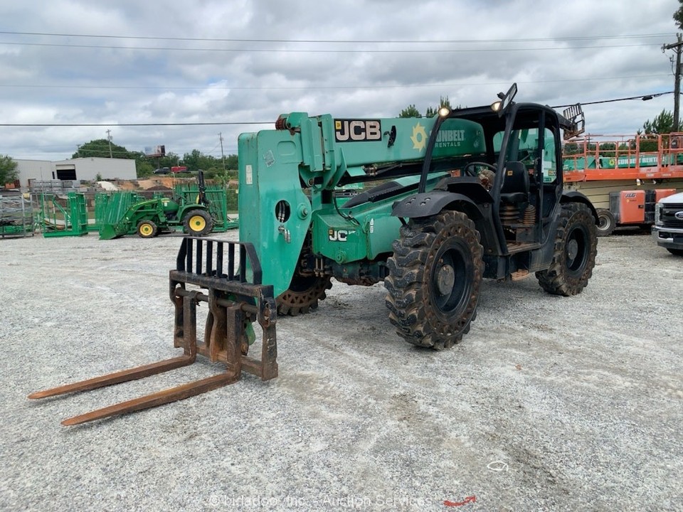2015 JCB 507-42 42' 7,000 lbs Telescopic Reach Forklift Telehandler ...