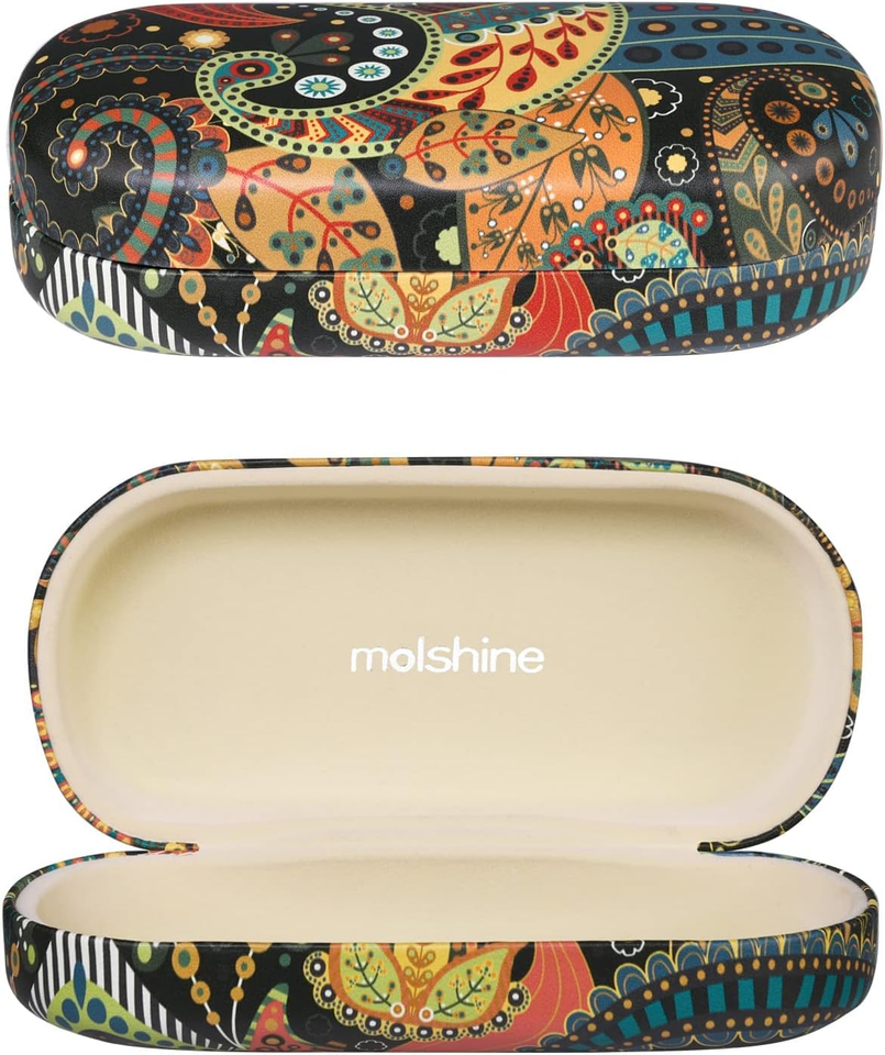 Hard Shell Sunglasses Case,Classic Large Glasses Case for Women Men ...
