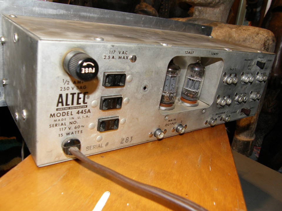 ALTEC 445A Stereo Tube Preamplifier | eBay