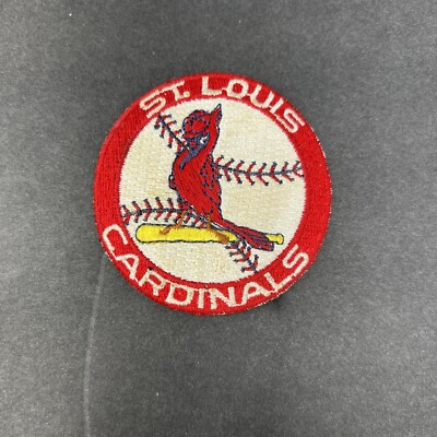 Vintage St. Louis Cardinals Embroidered Bird Bat MLB Baseball Logo ...