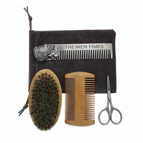 Fathers Day Gift Beard Care kit Set Home /Travel Use Beard Brush And ...