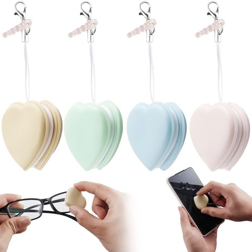 4Pcs Macaron Smartphone Screen Wipe Portable Phone Screen Cleaner with ...