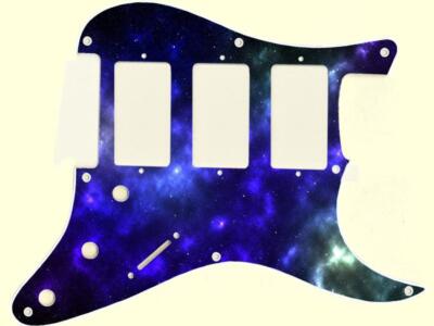 Pickguard Custom to fit Fender Stratocaster Graphic HHH 11 Hole Star ...