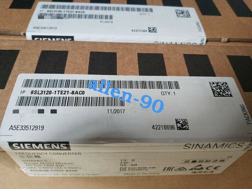 Siemens 6SL3120-1TE21-8AC0 Single Motor Module Fast shipping via DHL or ...