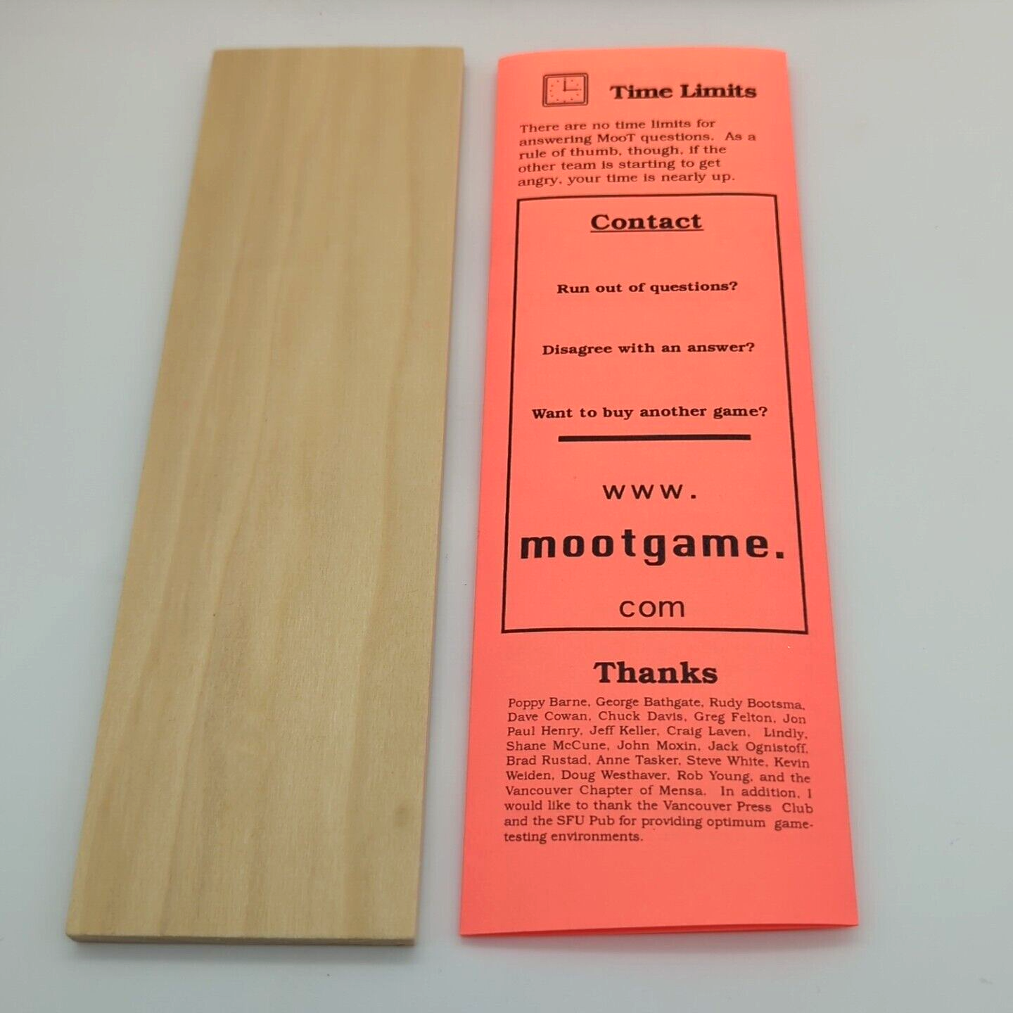 MooT The Worlds Toughest Language Game Complete Cards Board Blair Arts ...