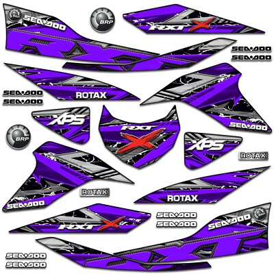 Graphics kit Sticker Decal Wrap for SEA-DOO RXT X GTX 300 TRIM KIT ...